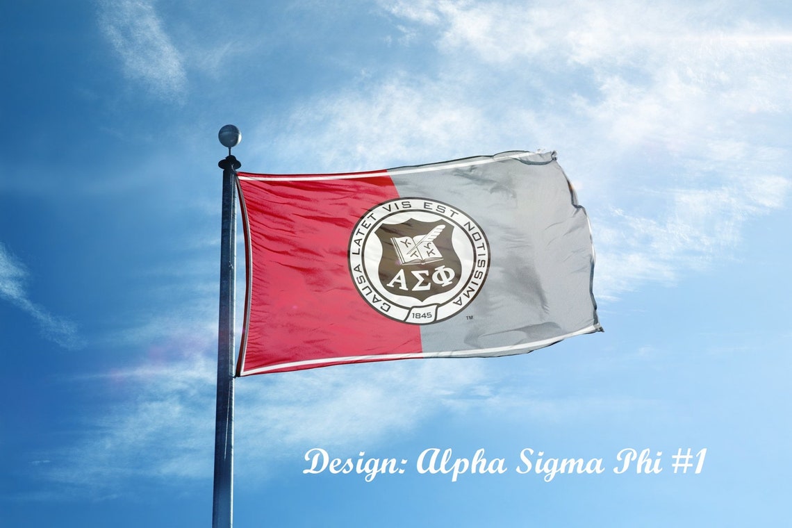 Alpha Sigma Phi Officially Licensed Flag Banner - Etsy