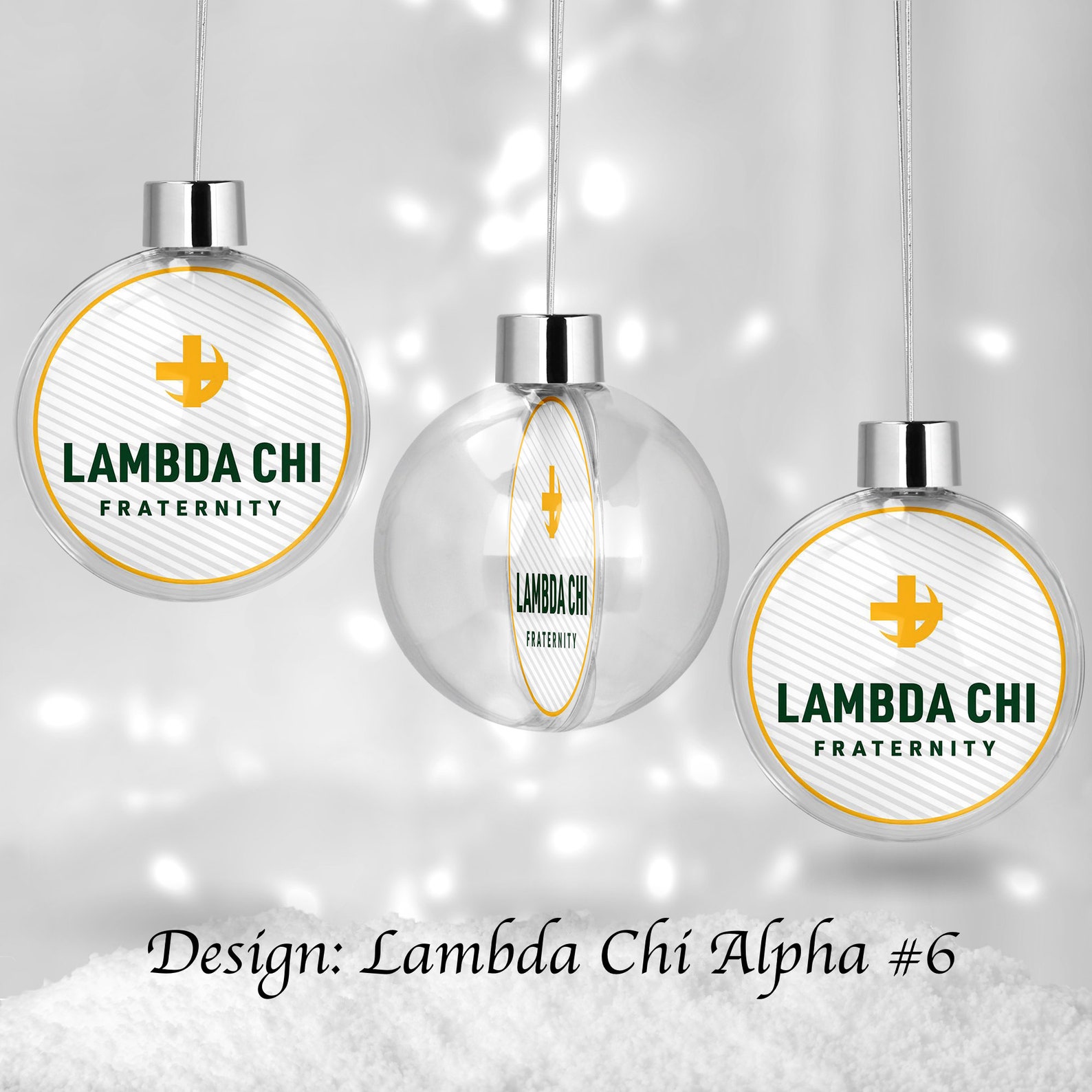 Lambda Chi Alpha Round Ball Ornament Christmas Decor - Etsy