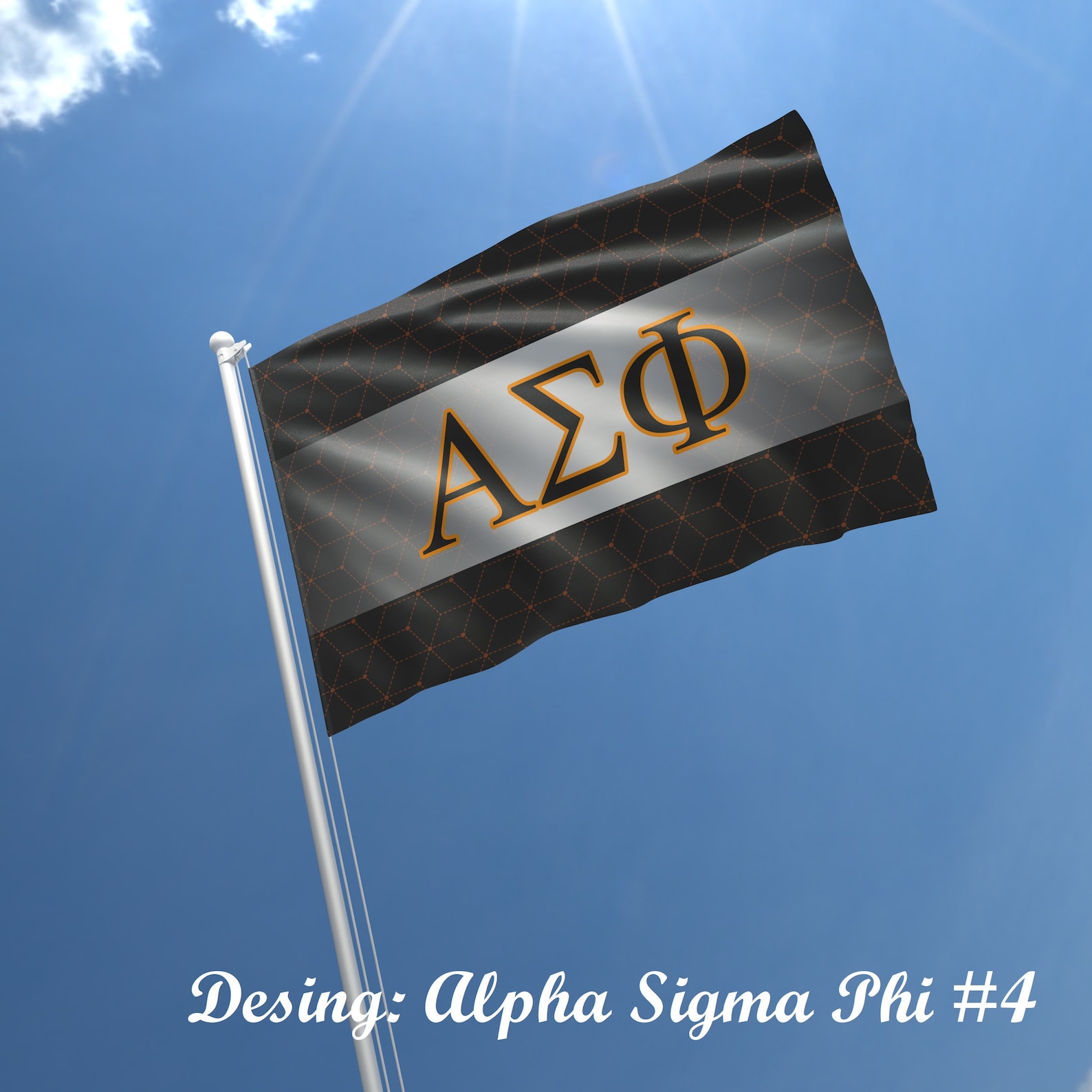 Alpha Sigma Phi Officially Licensed Flag Banner - Etsy