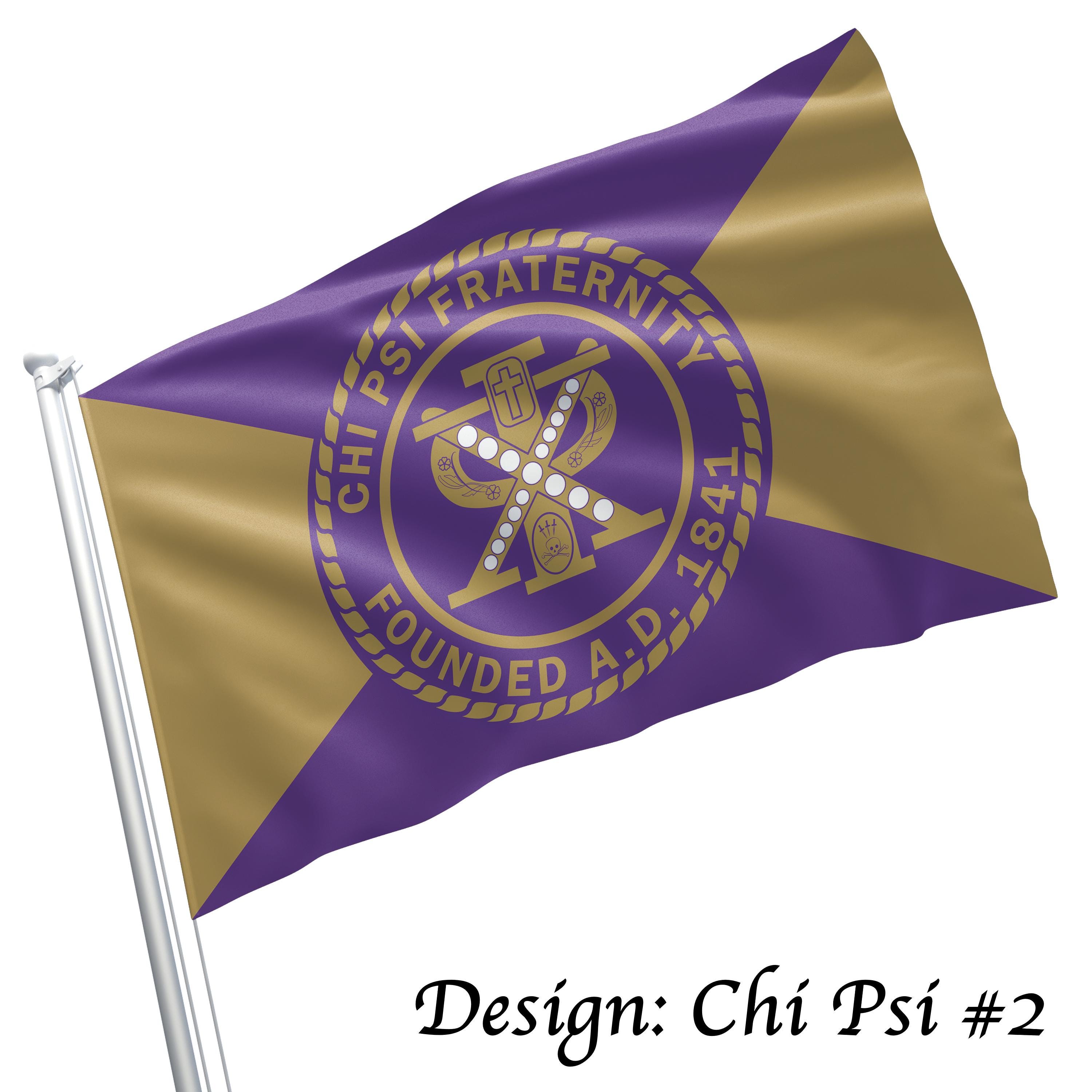 Chi Psi Officially Licensed Flag Banner - Etsy