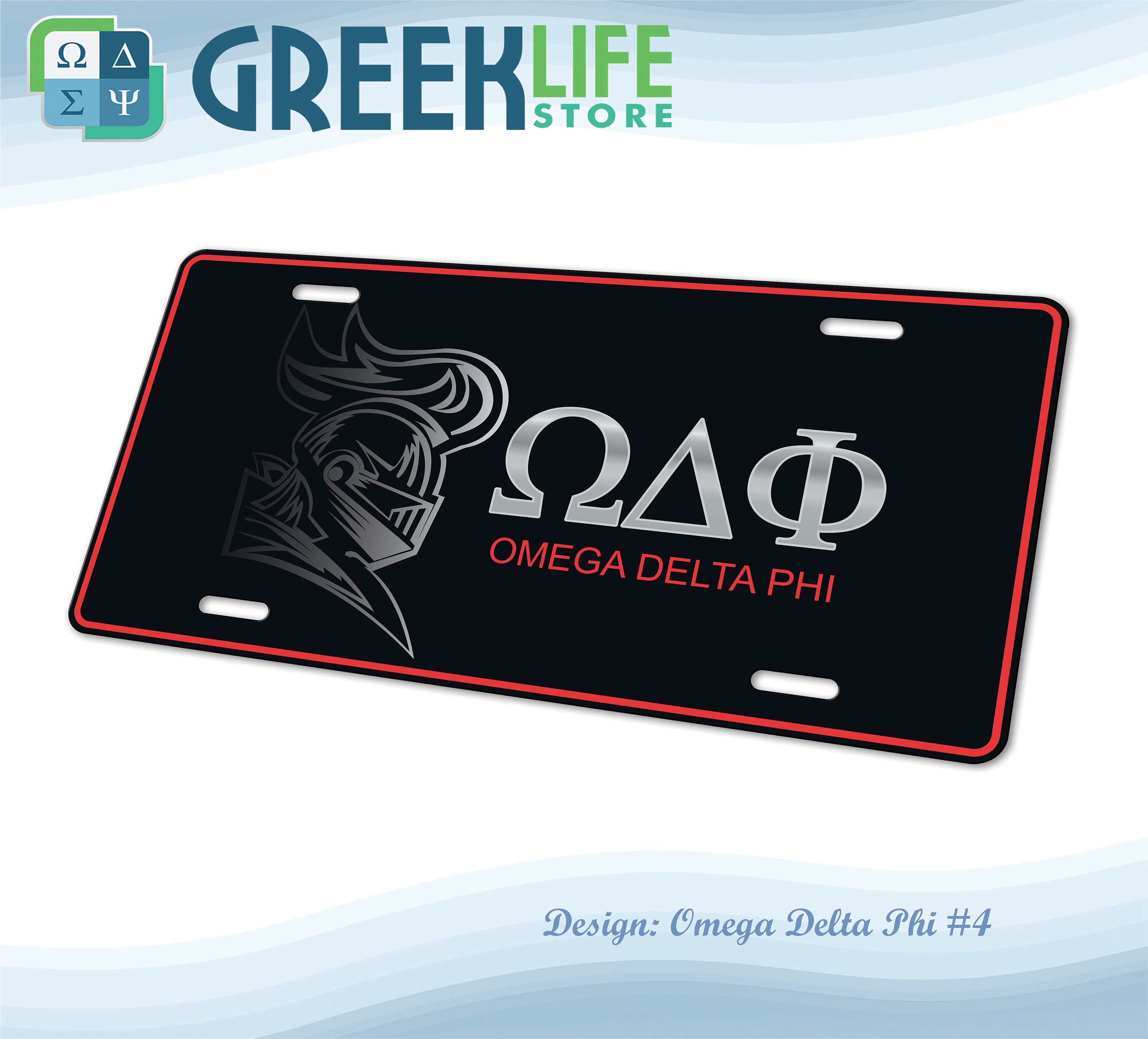Omega Delta Phi License Plate - Etsy