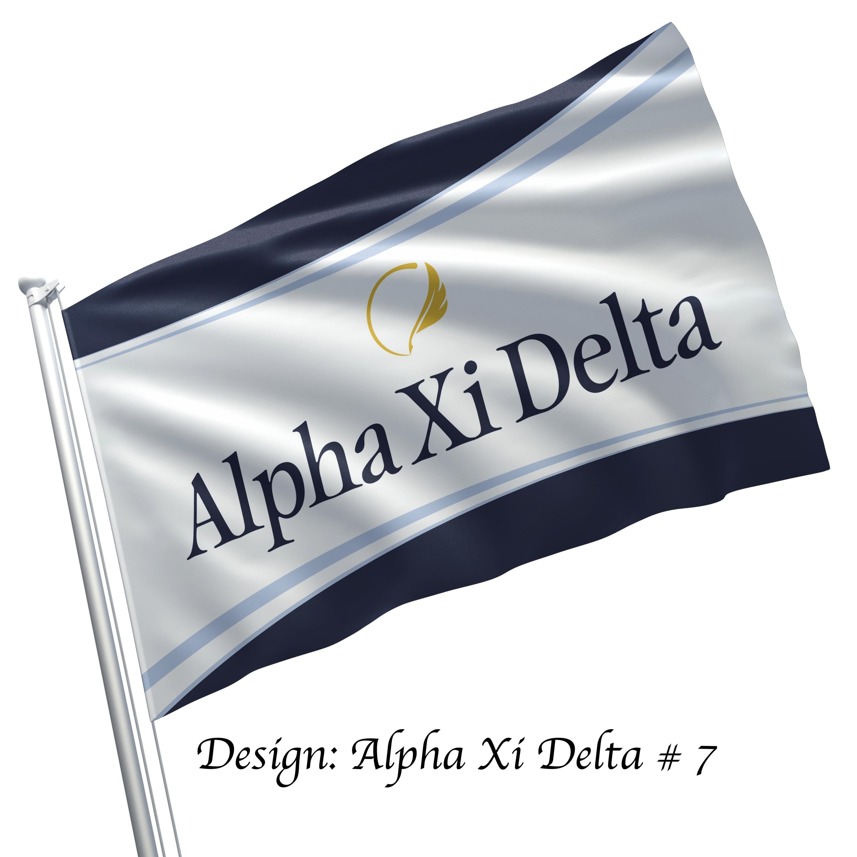 Alpha Xi Delta Officially Licensed Flag Banner - Etsy