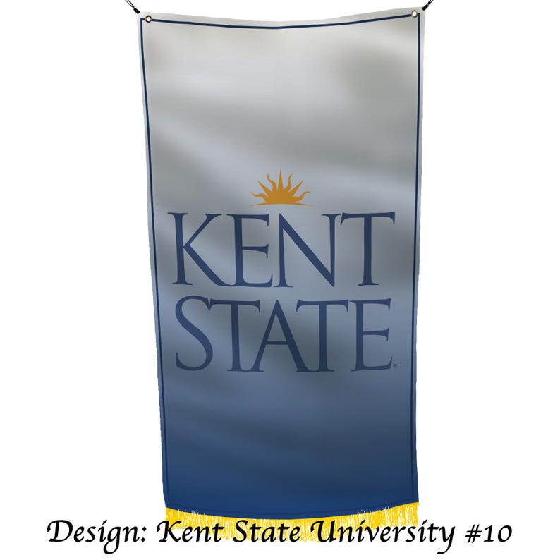 Kent State University Officially Licensed Flag Banner - Etsy