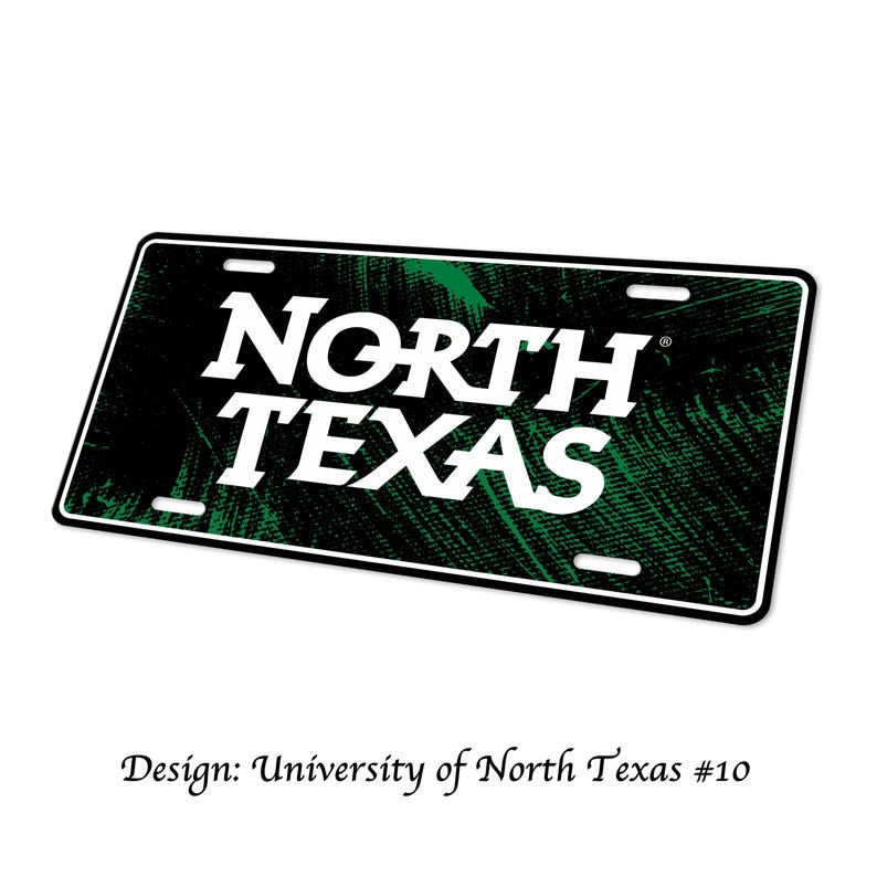 University of North Texas Decorative Aluminum License Plate - Etsy