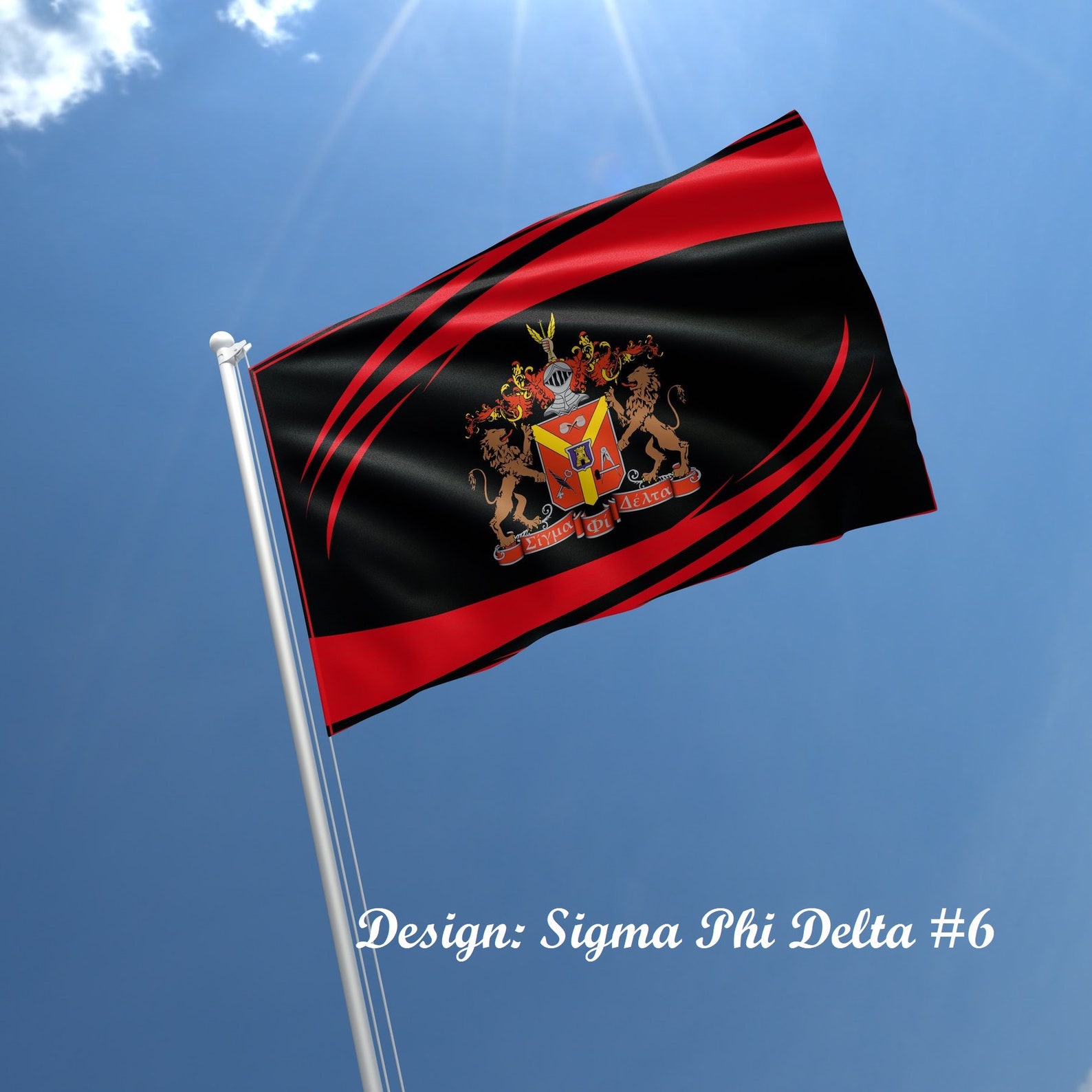 Sigma Phi Delta Officially Licensed Flag Banner - Etsy
