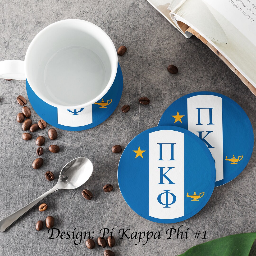 Pi Kappa Phi Round Coasters (set of 4 Coasters) - Etsy