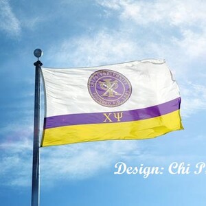Chi Psi Officially Licensed Flag Banner - Etsy