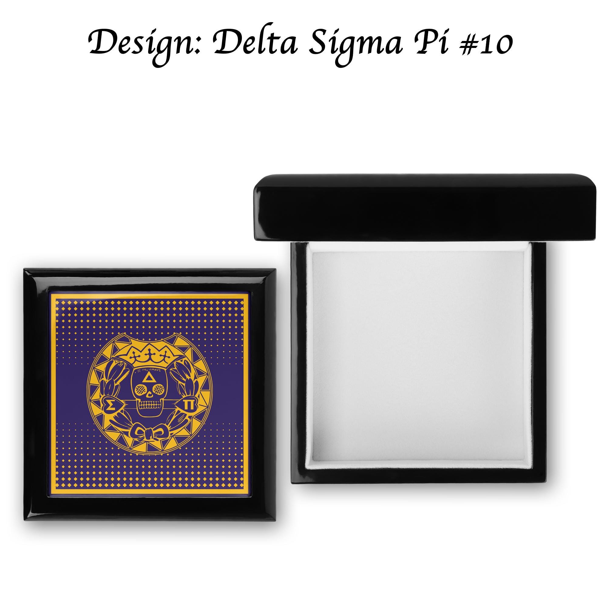 Delta Sigma Pi Wooden Keepsake Box - Etsy