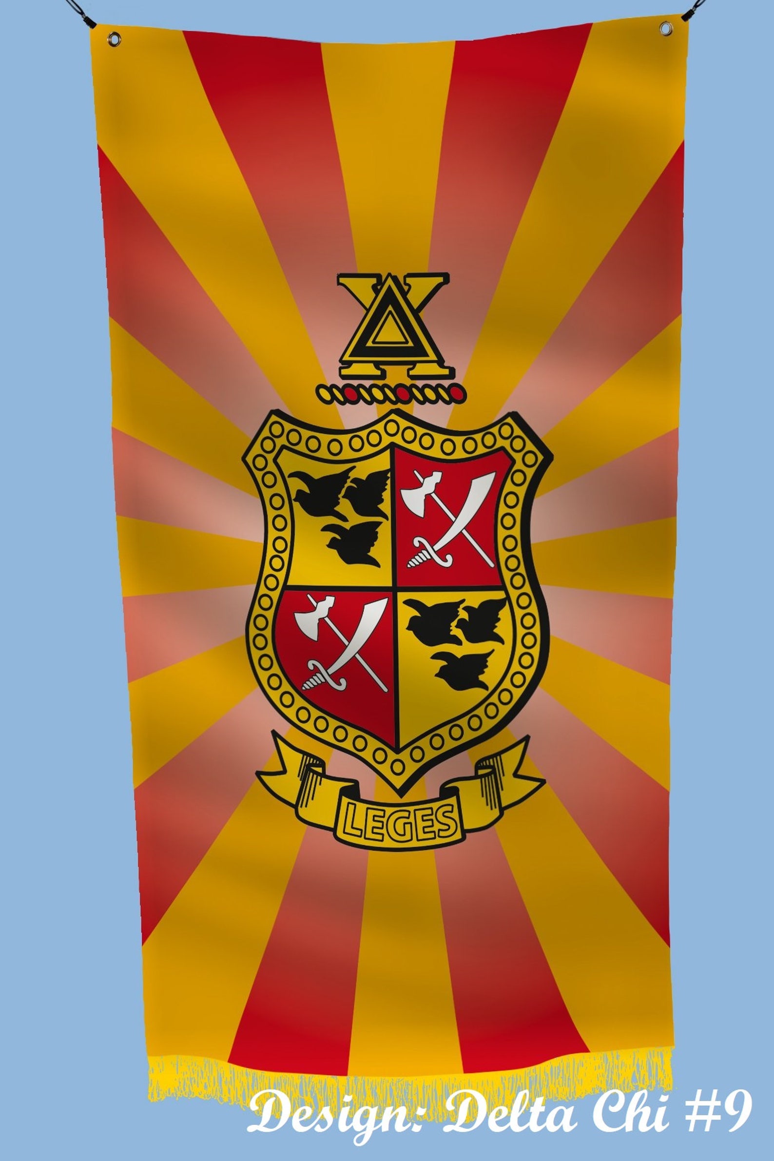 Delta Chi Officially Licensed Flag Banner | Etsy
