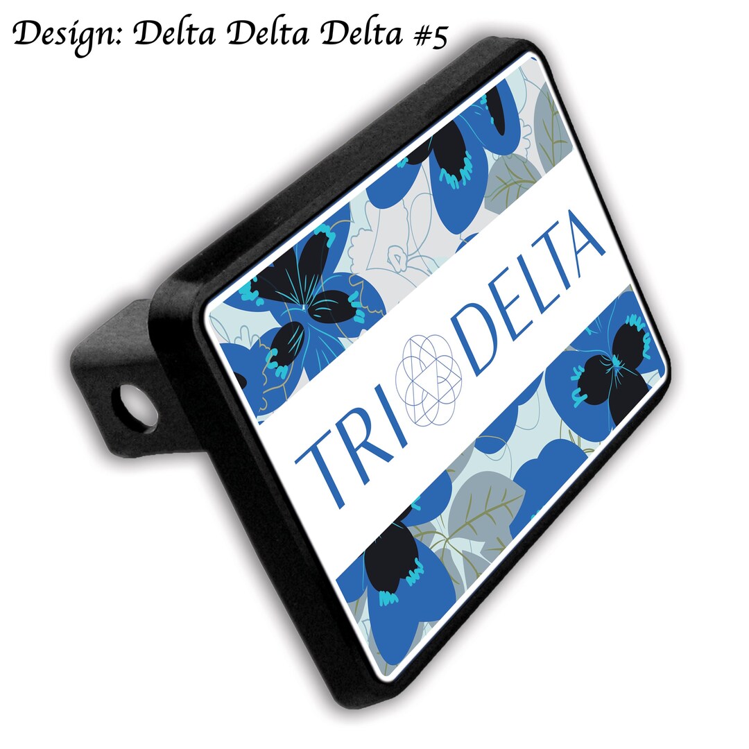 Delta Delta Delta Hitch Cover - Etsy