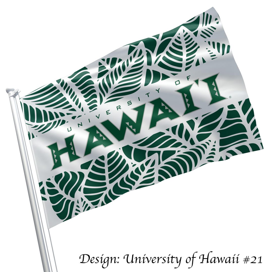 University of Hawaii Flag Banner - Officialy Licensed - Etsy
