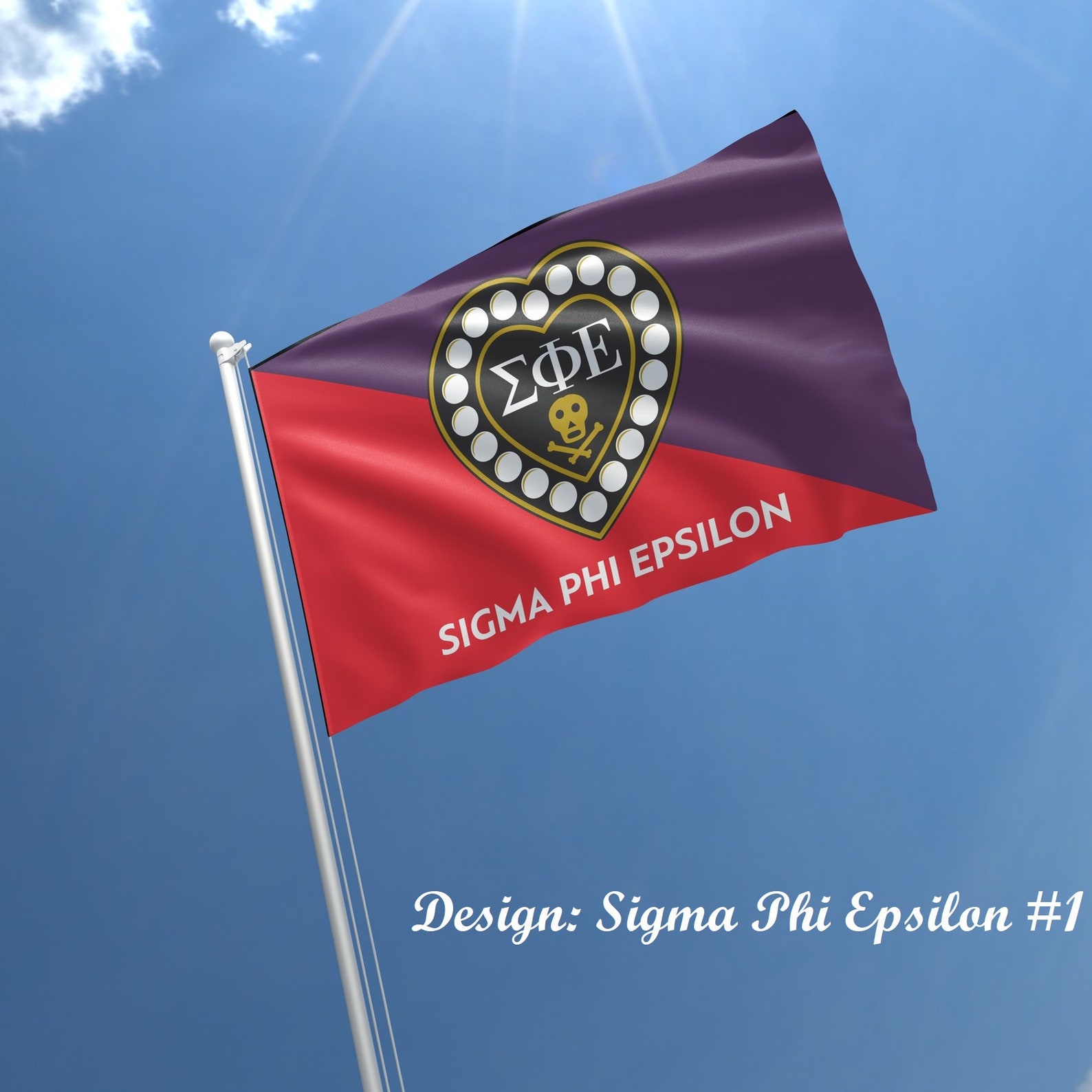 Sigma Phi Epsilon Officially Licensed Flag Banner | Etsy