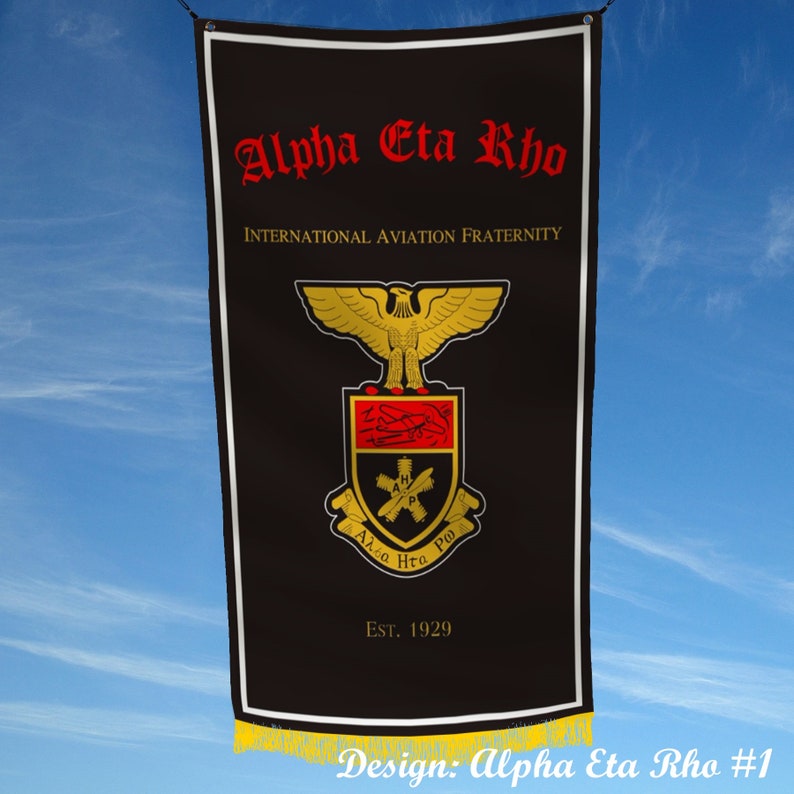 Alpha Eta Rho Officially Licensed Flag Banner - Etsy