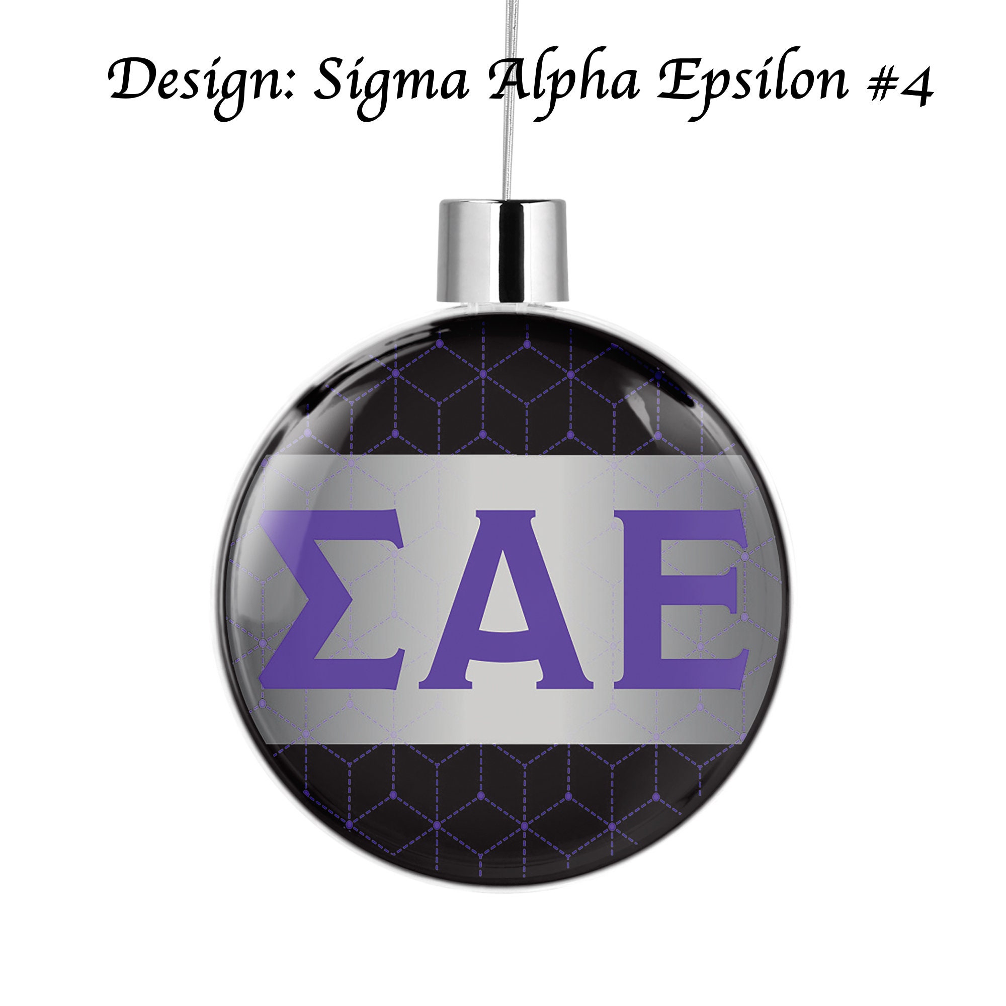 Sigma Alpha Epsilon Round Flat Ornament - Etsy