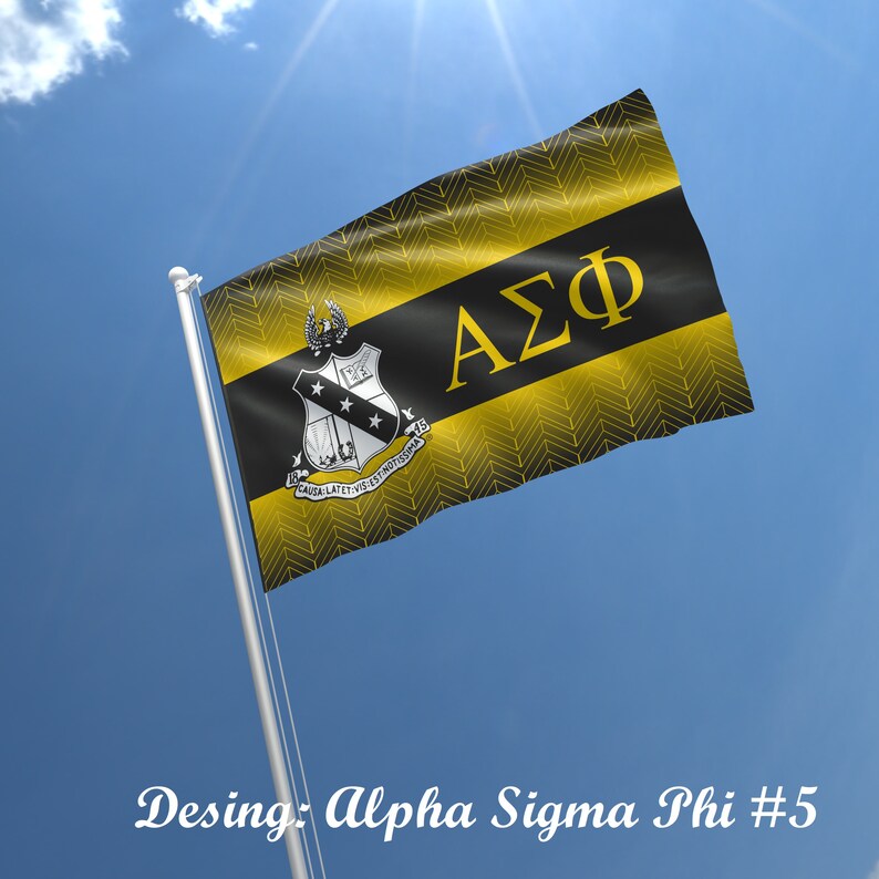 Alpha Sigma Phi Officially Licensed Flag Banner - Etsy