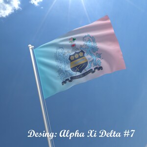 Alpha Xi Delta Officially Licensed Flag Banner - Etsy