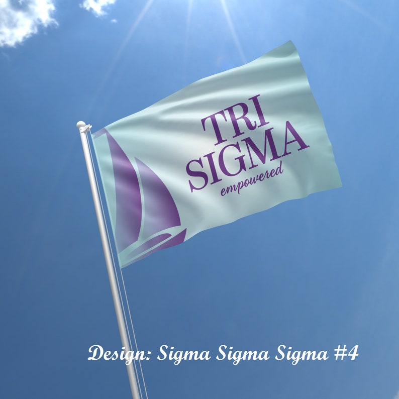 Sigma Sigma Sigma Officially Licensed Flag Banner - Etsy