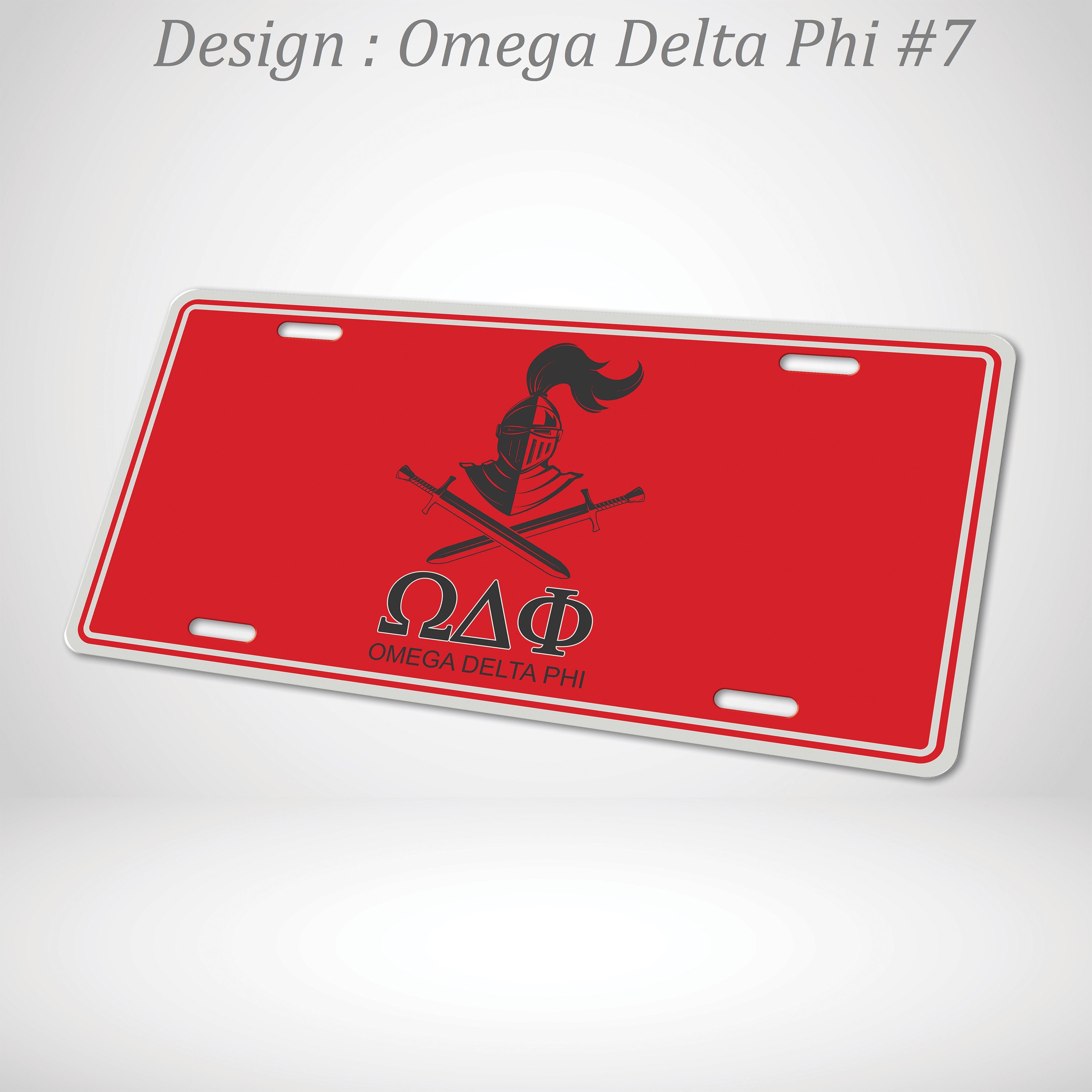Omega Delta Phi Decorative Aluminum License Plate - Etsy