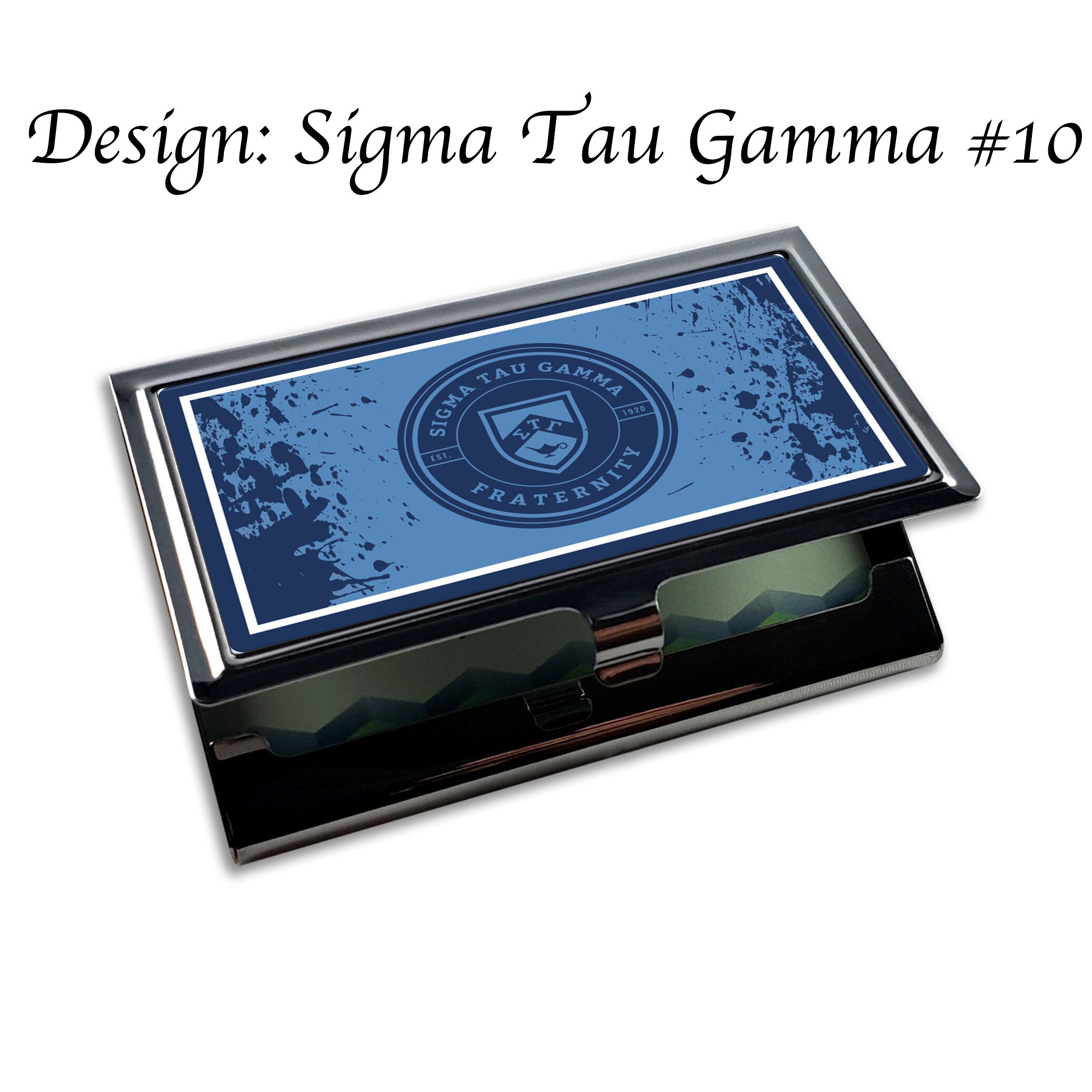 Sigma Tau Gamma Business Card Holder - Etsy