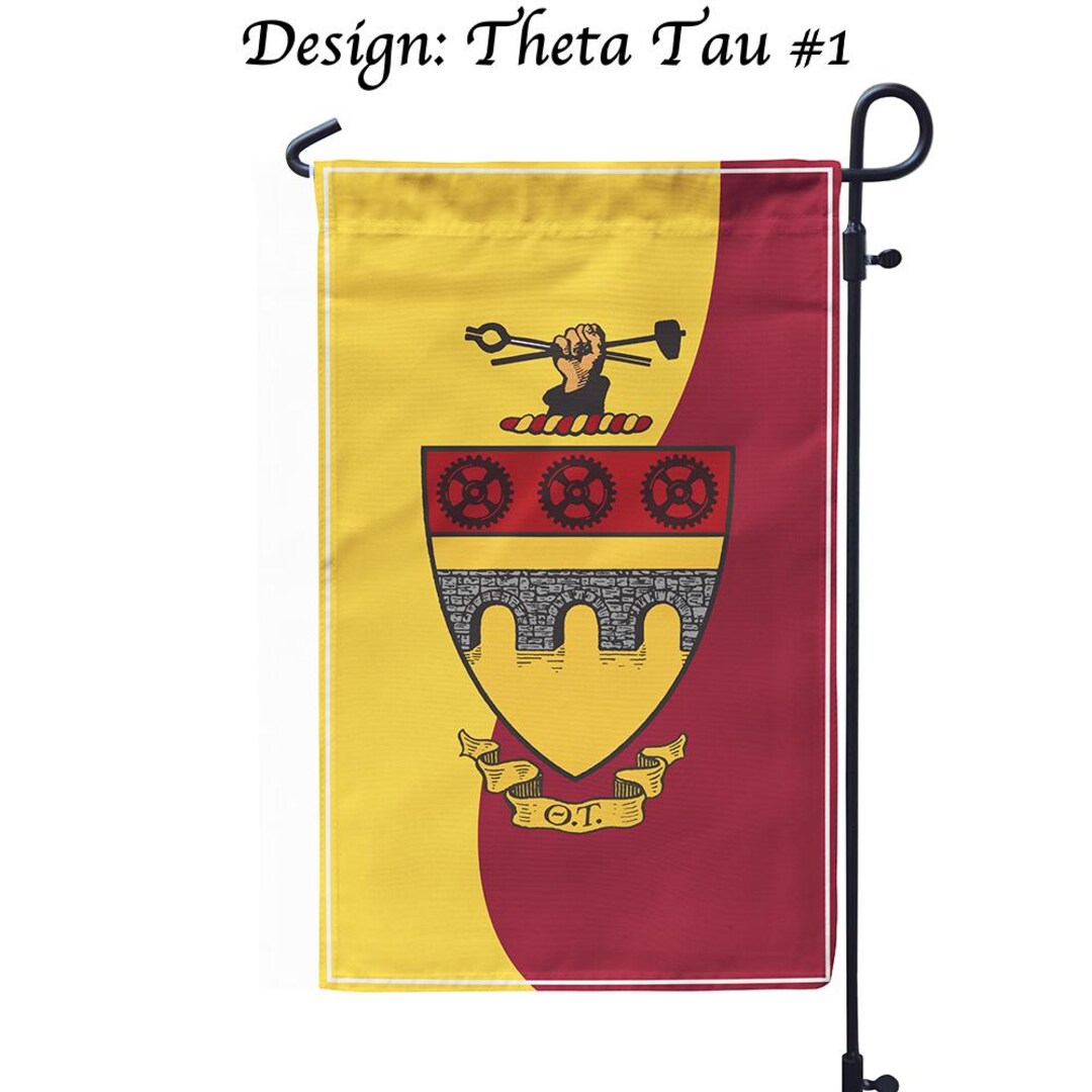 Theta Tau Garden Flag Banner - Etsy