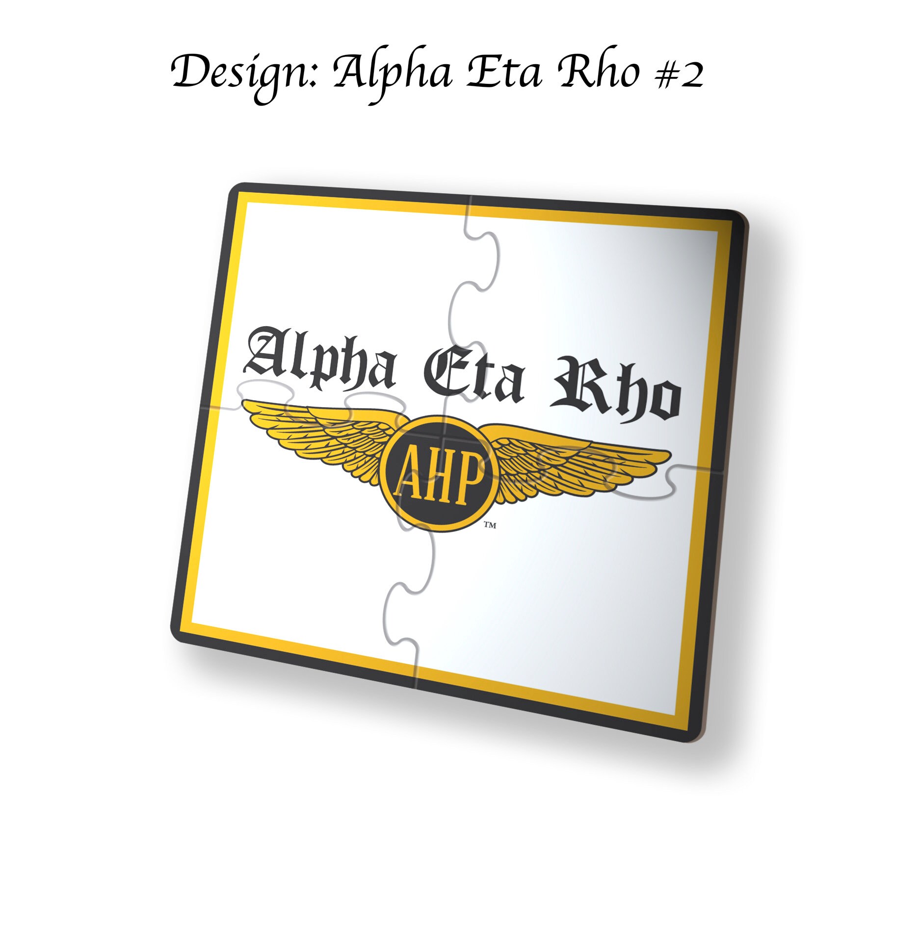 Alpha Eta Rho Beverage Jigsaw Puzzle Coasters Square (set of 4) - Etsy UK