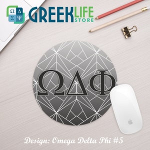 Omega Delta Phi Mousepad Round - Etsy
