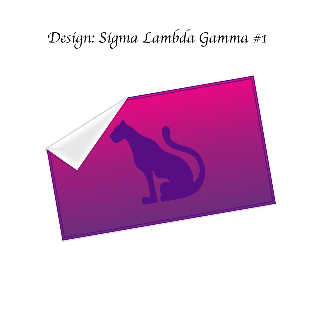 Sigma Lambda Gamma Decal Sticker - Etsy