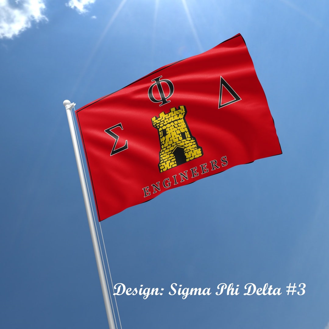 Sigma Phi Delta Officially Licensed Flag Banner - Etsy