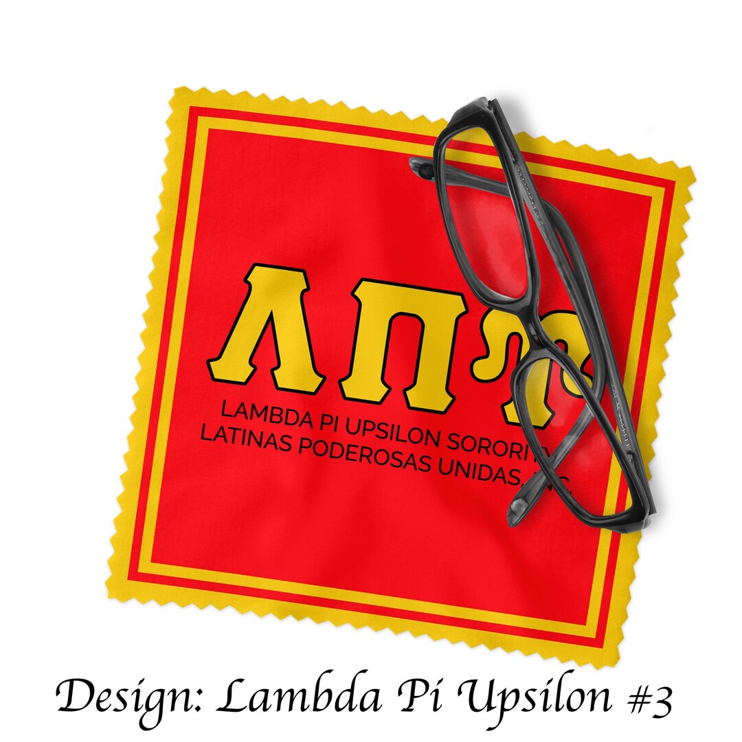 Lambda Pi Upsilon Eyeglass Cleaner & Microfiber Cleaning Cloth - Etsy