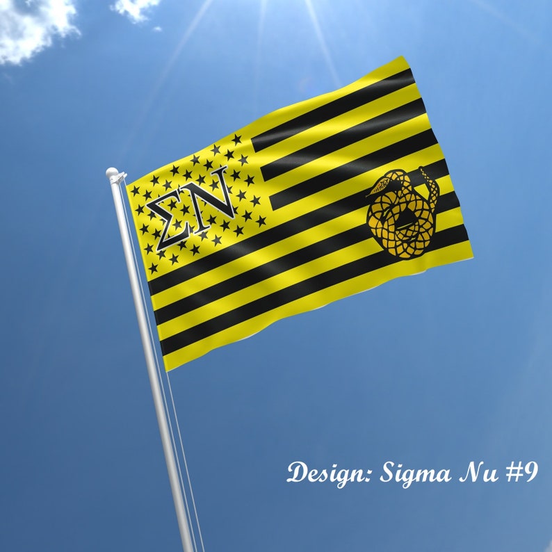 Sigma Nu Officially Licensed Flag Banner - Etsy