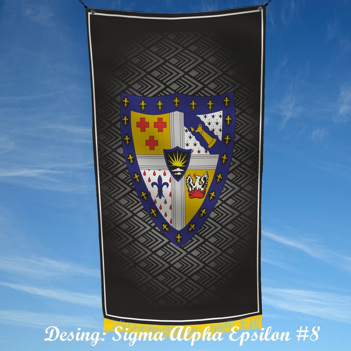 Sigma Alpha Epsilon Officially Licensed Flag Banner | Etsy