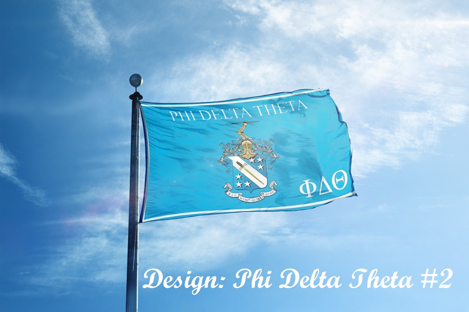 Phi Delta Theta Officially Licensed Flag Banner - Etsy