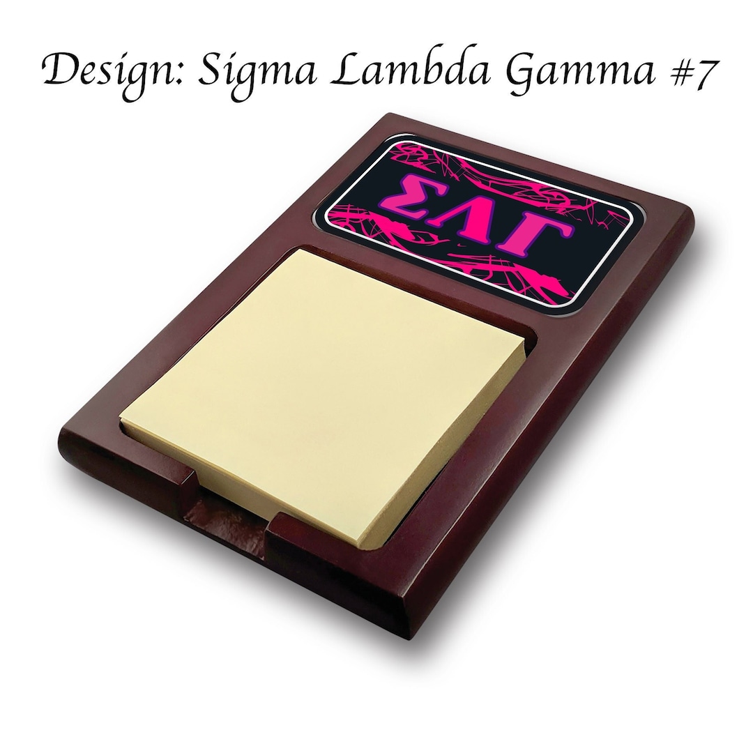 Sigma Lambda Gamma Wooden Desk Organizer - Etsy