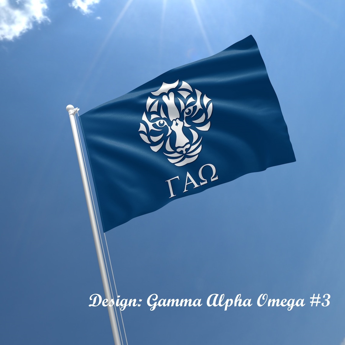Gamma Alpha Omega Officially Licensed Flag Banner - Etsy