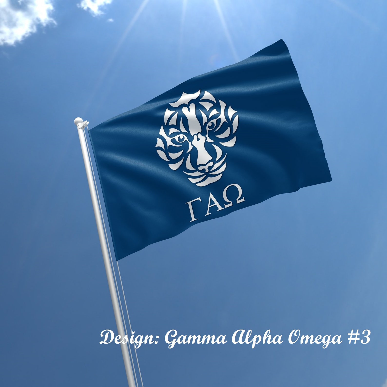 Gamma Alpha Omega Officially Licensed Flag Banner - Etsy