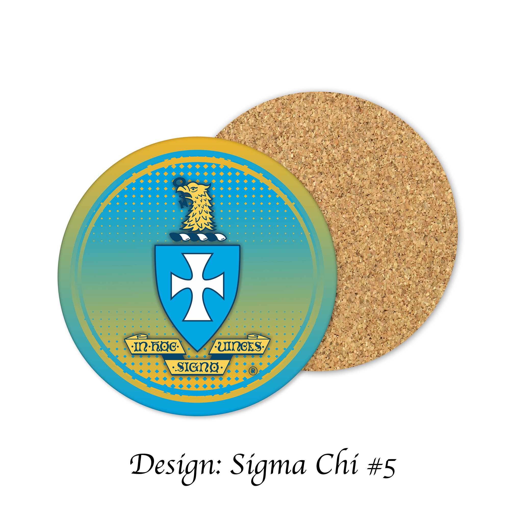 Sigma Chi Round Coasters (set of 4 Coasters) - Etsy