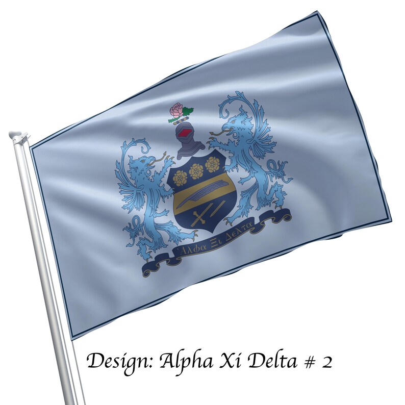 Alpha Xi Delta Officially Licensed Flag Banner - Etsy