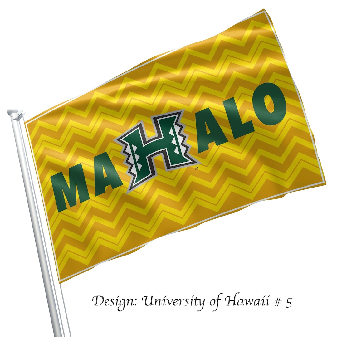 University of Hawaii Flag Banner - Officialy Licensed - Etsy