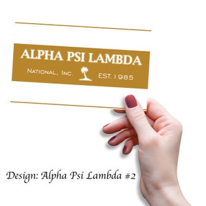 Alpha Psi Lambda Decal Sticker - Etsy