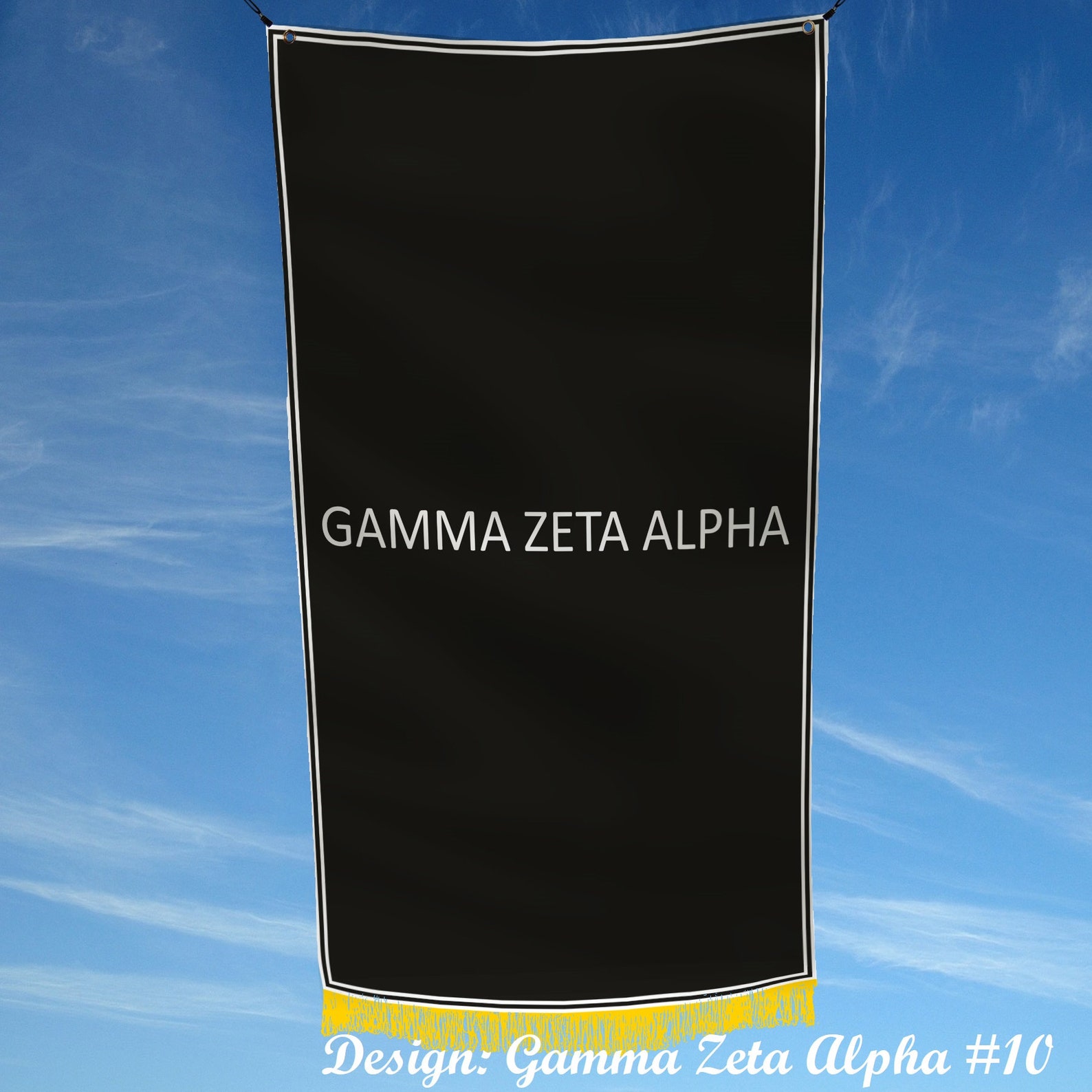Gamma Zeta Alpha Officially Licensed Flag Banner - Etsy