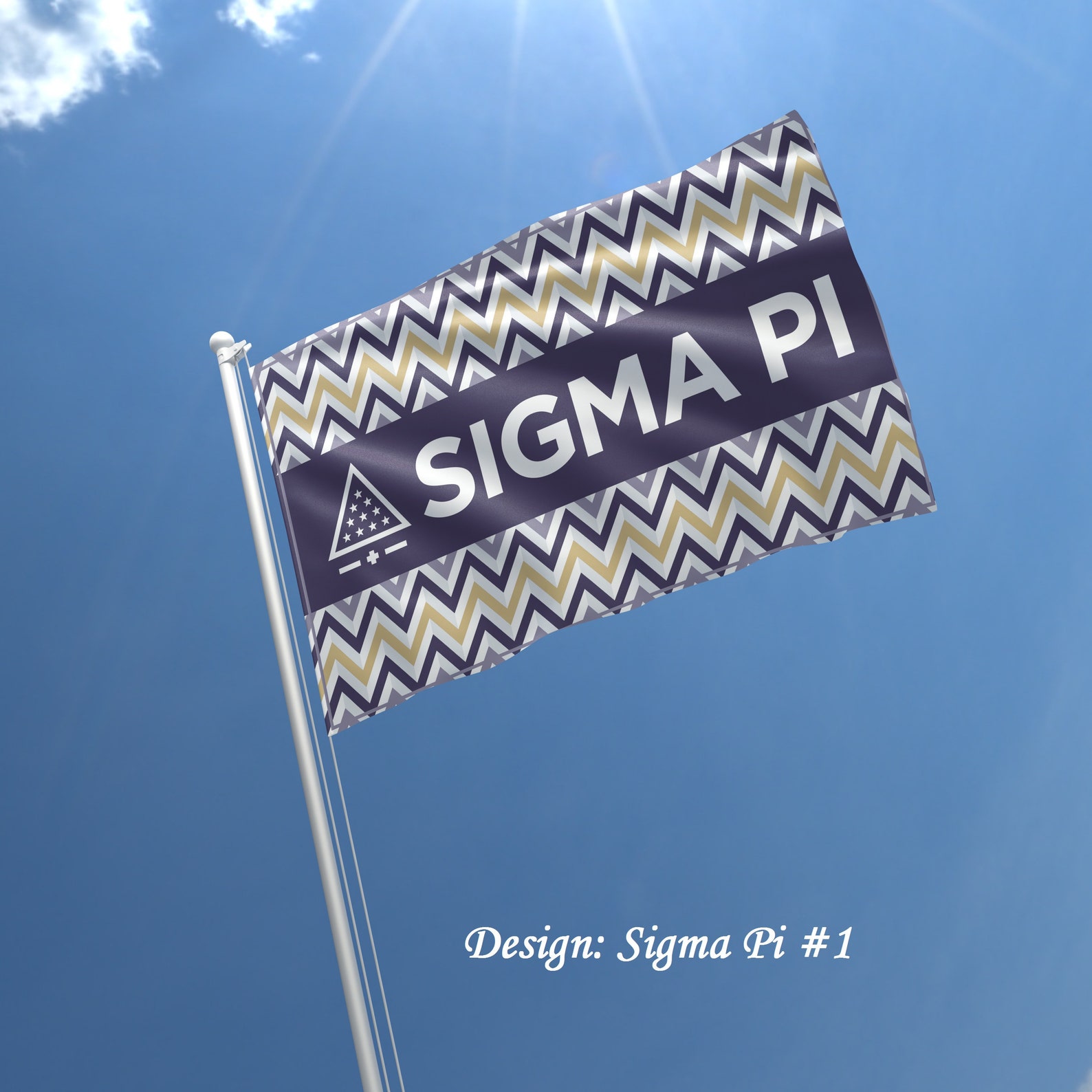 Sigma Pi Officially Licensed Flag Banner - Etsy