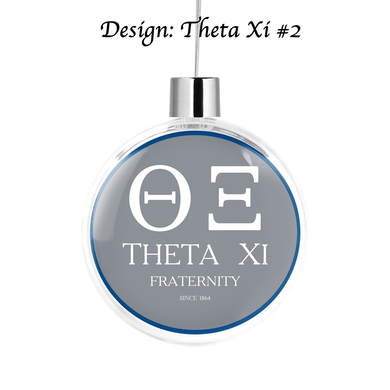 Theta Xi Round Flat Ornament - Etsy