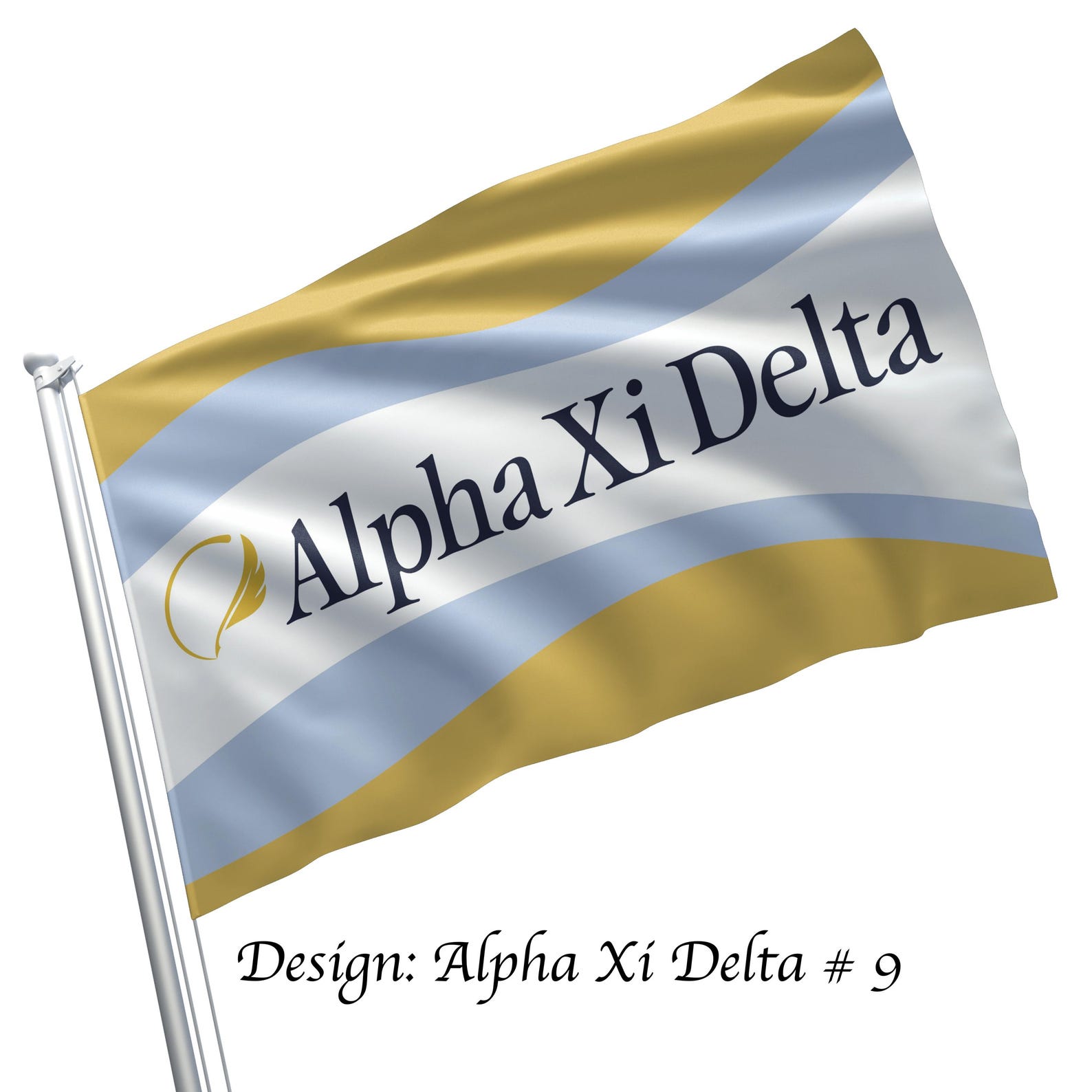 Alpha Xi Delta Officially Licensed Flag Banner - Etsy