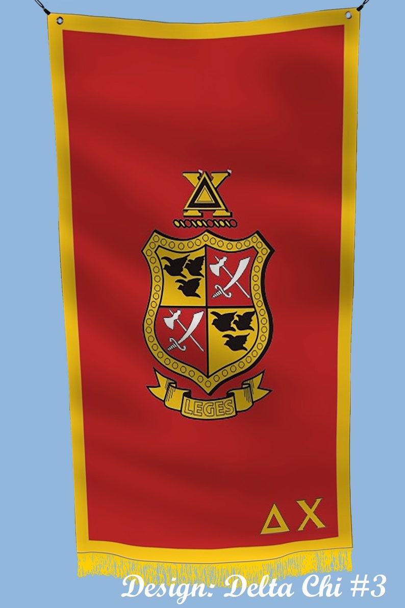 Delta Chi Officially Licensed Flag Banner - Etsy