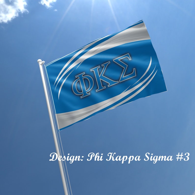 Phi Kappa Sigma Officially Licensed Flag Banner - Etsy