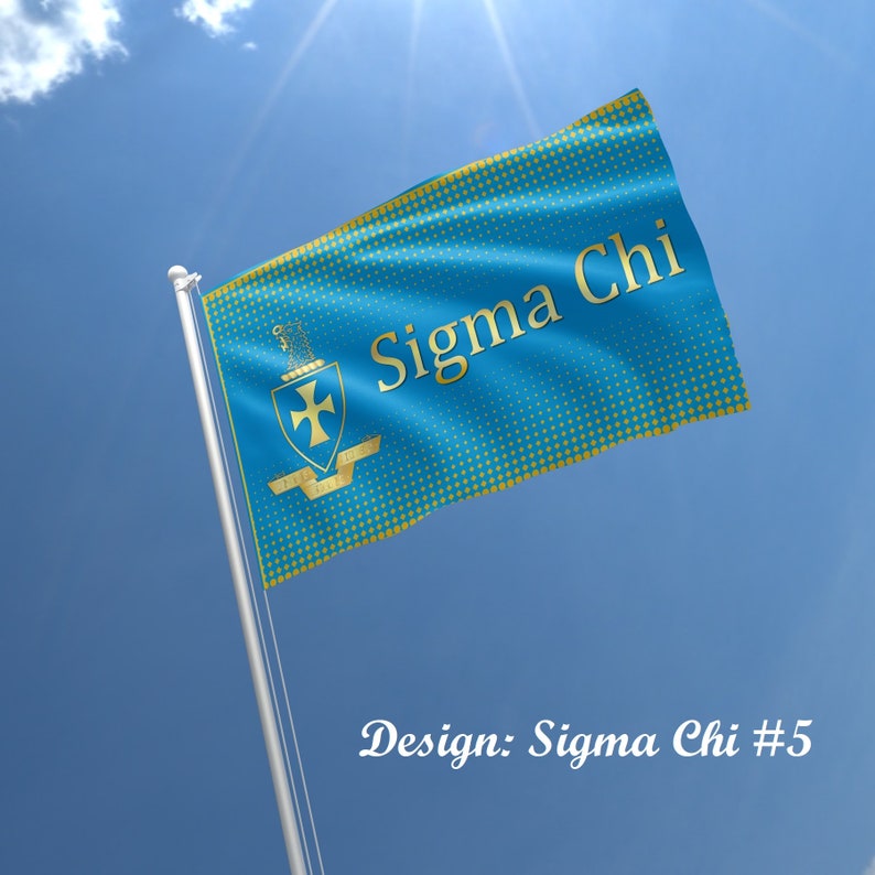 Sigma Chi Officially Licensed Flag Banner | Etsy