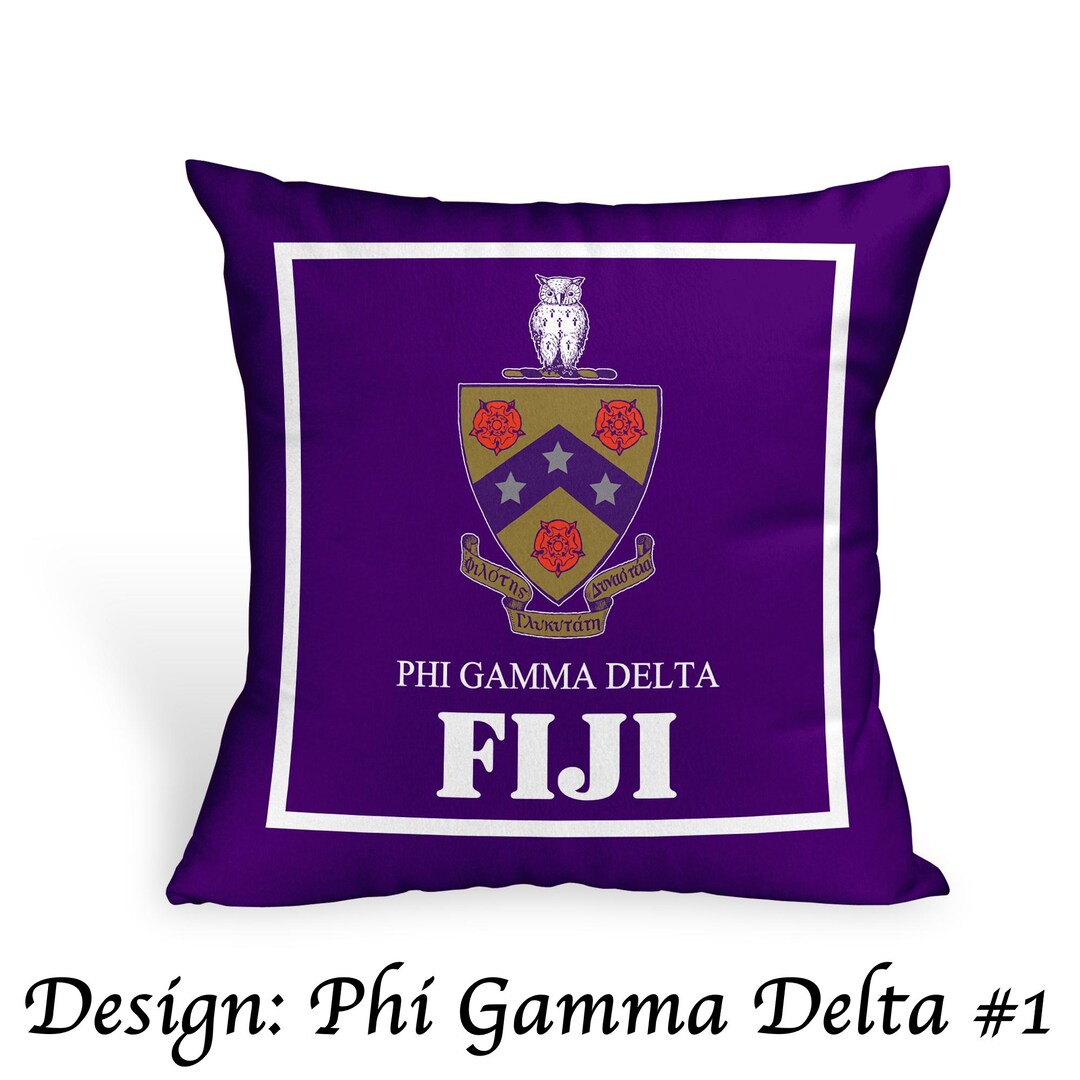 Phi Gamma Delta Pillow Case - Etsy