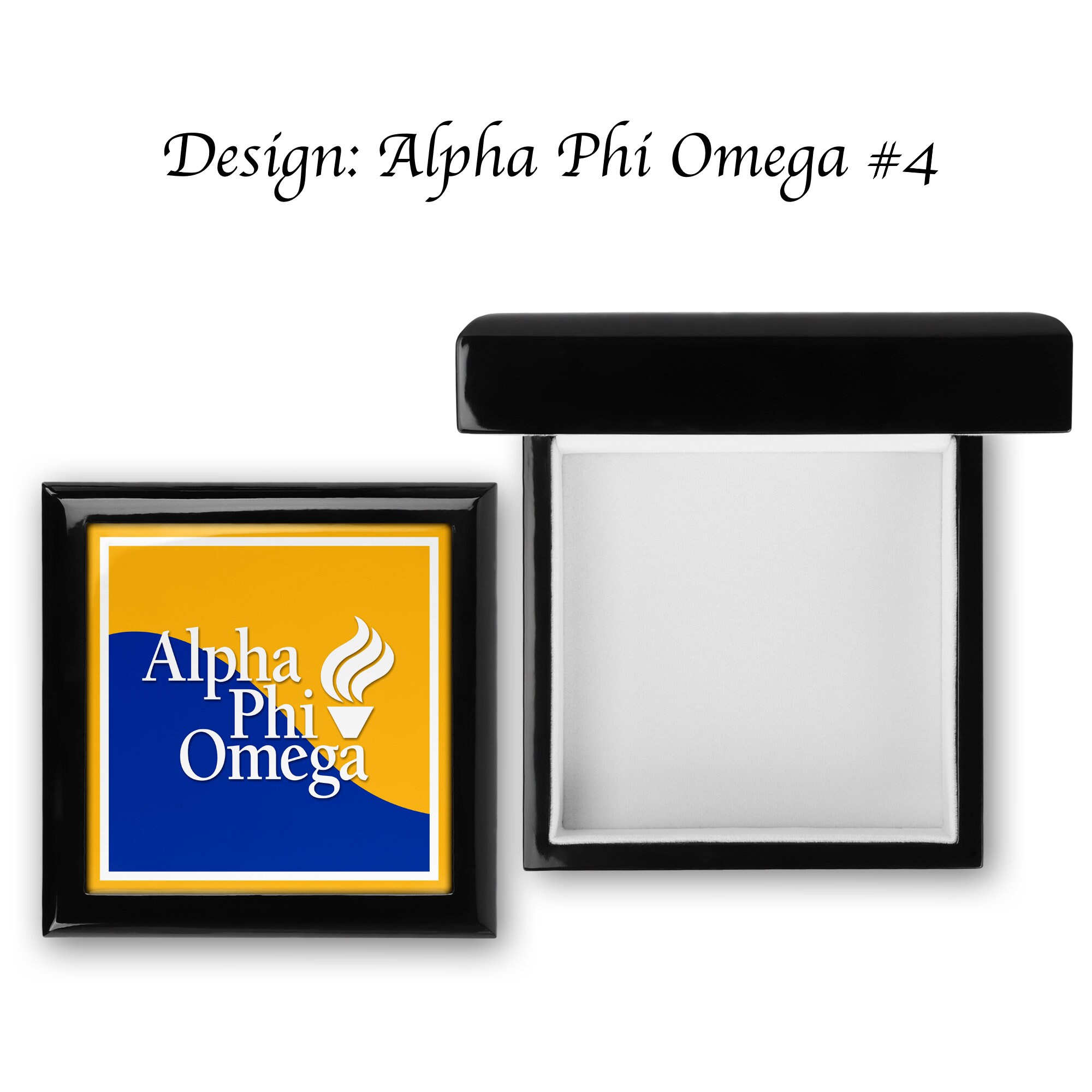 Alpha Phi Omega Wooden Keepsake Box - Etsy