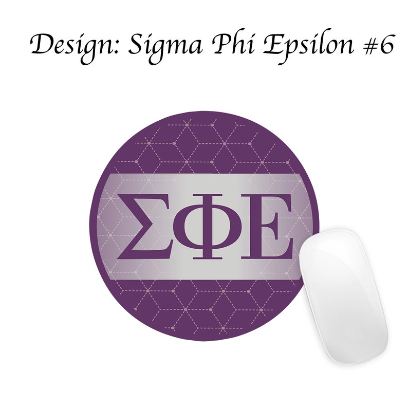 Sigma Phi Epsilon Mousepad Round - Etsy