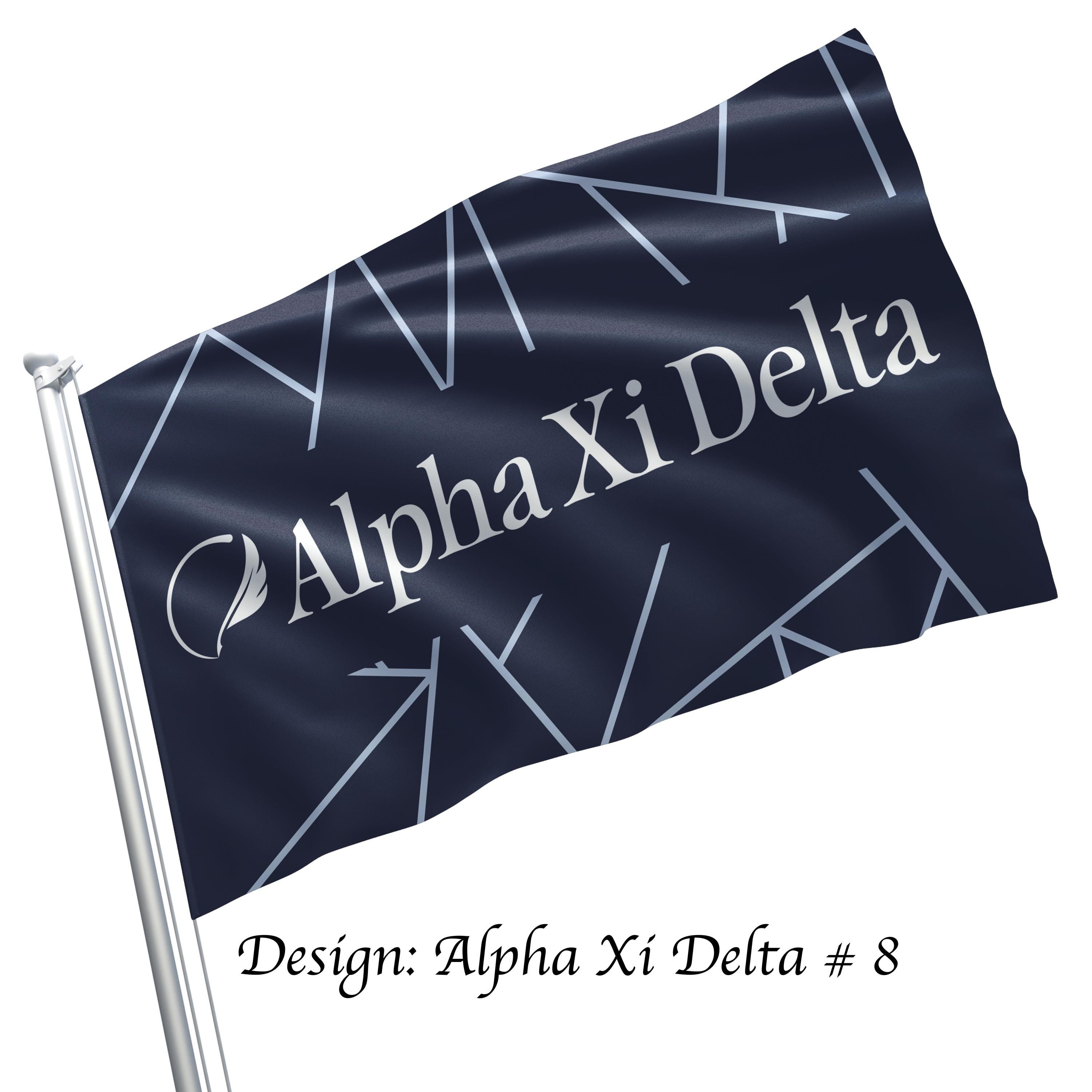 Alpha Xi Delta Officially Licensed Flag Banner - Etsy